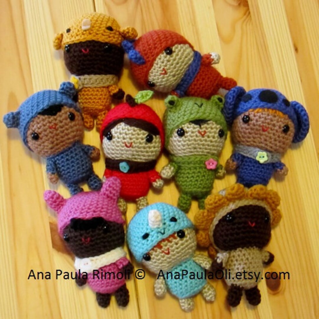 Cute Little Friends Crochet Pattern- PDF Digital Download - Etsy