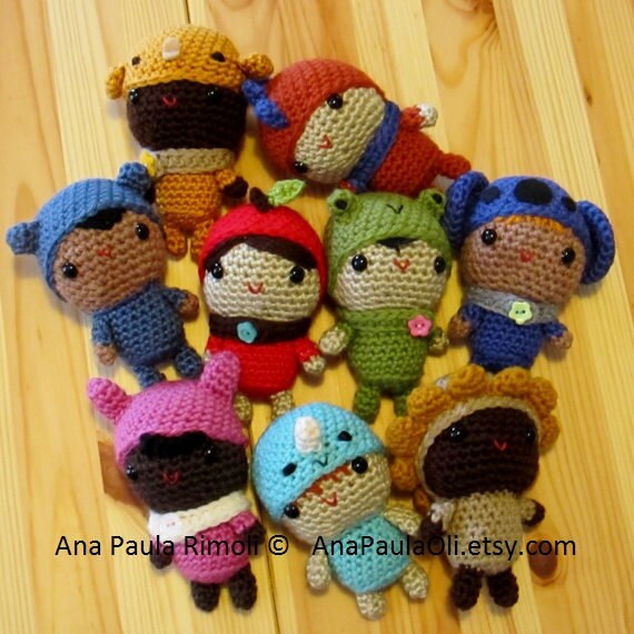 Cute Little Friends Crochet Pattern PDF Digital Download - Etsy
