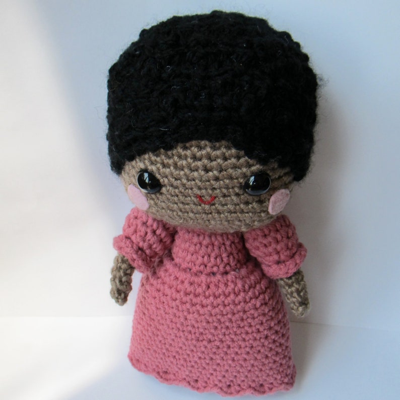 African American Princess Doll Amigurumi Crochet Pattern - PDF Digital ...