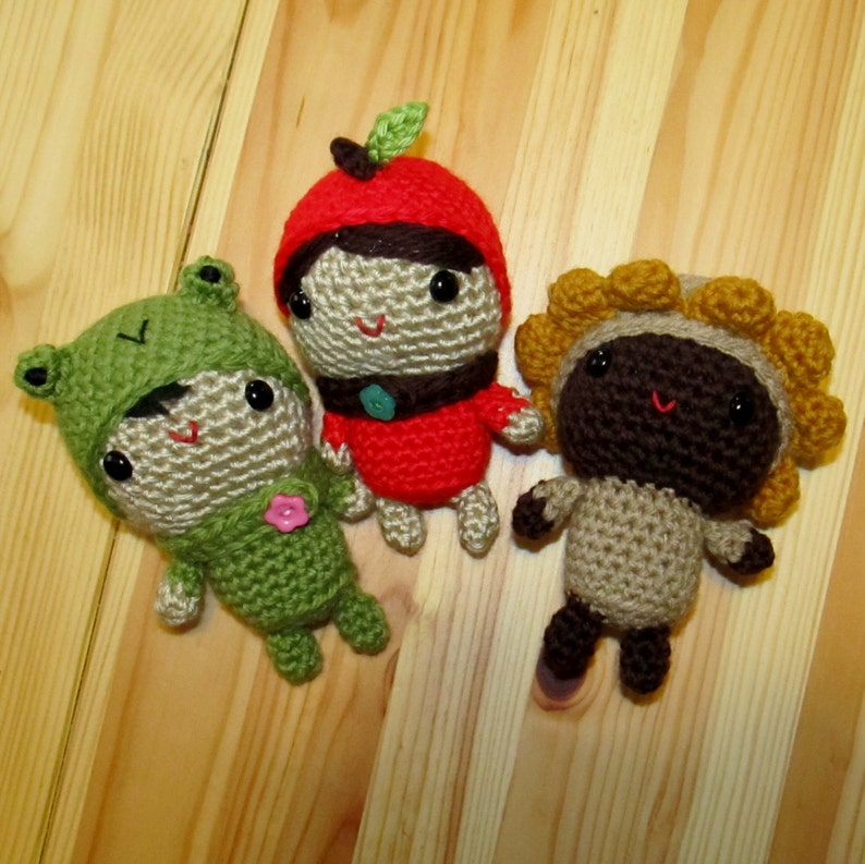 Cute Little Friends Crochet Pattern PDF Digital Download - Etsy