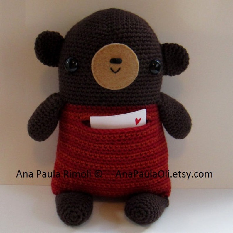 Bunny and Teddy Pocket Friends Amigurumi Crochet Pattern - PDF Digital ...