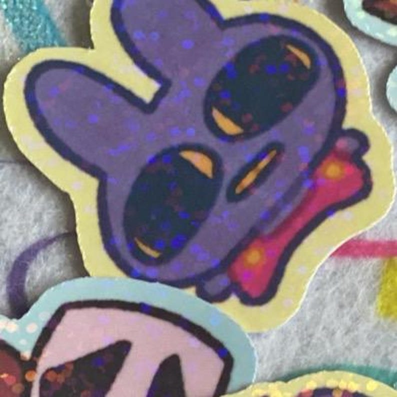 Amazing Digital Circus Stickers, Gangle and Jax, Confetti Holographic ...
