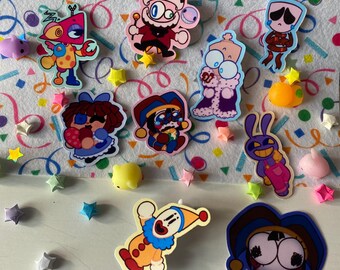 The Amazing Digital Circus Candy Stickers - Etsy