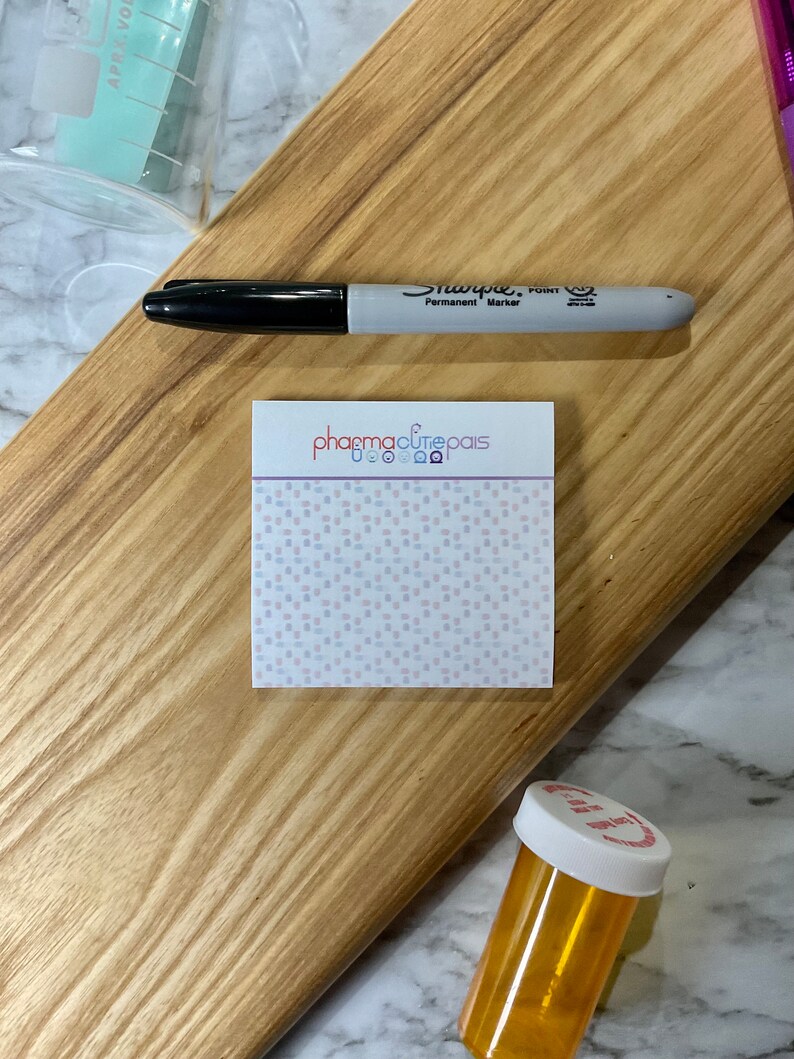 Pharmacy Capsule Sticky Notes | Post It Notes Healthcare Stationary ...