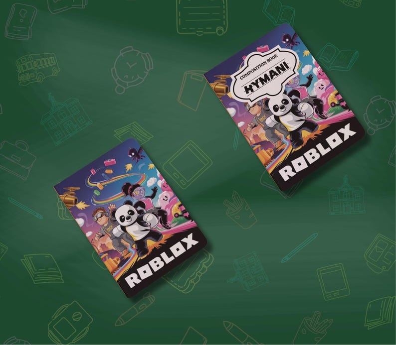 Roblox Galaxy Adventure Personalized Notebook – Digital Composition ...