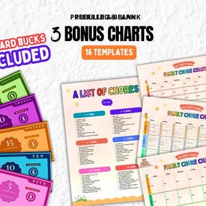 Kids Daily Schedule Chore Chart for Kids, Creative Printable Planner ...