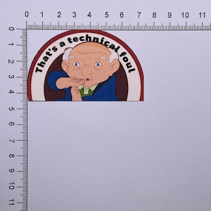 Technical Foul 8 Crazy Nights Movie Meme Funny Sticker - Etsy