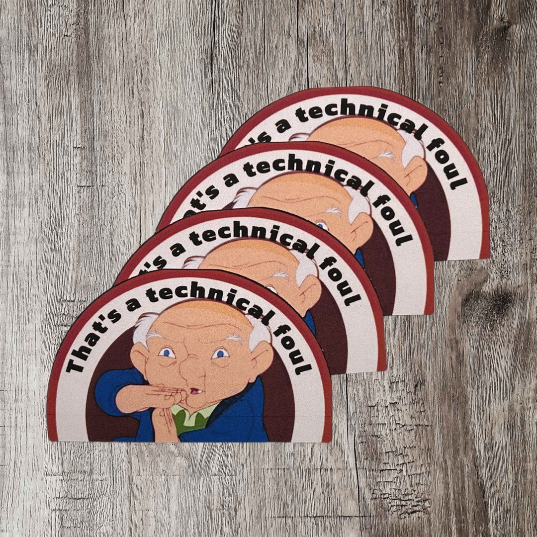Technical Foul 8 Crazy Nights Movie Meme Funny Sticker - Etsy