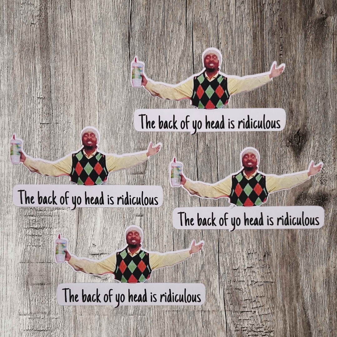 The Back of Your Head Meme Funny, Mad Tv Sticker, Funny Sticker for ...