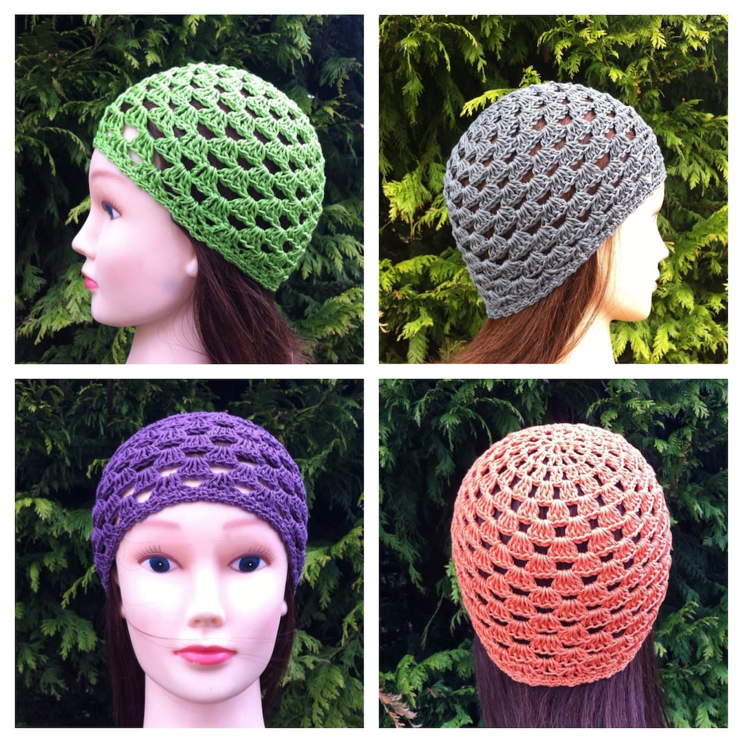 V's Spring Beanie Crochet Pattern - Etsy