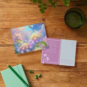 Digital Flower Postcards I Flowers of Positivity I Instant Download - Etsy