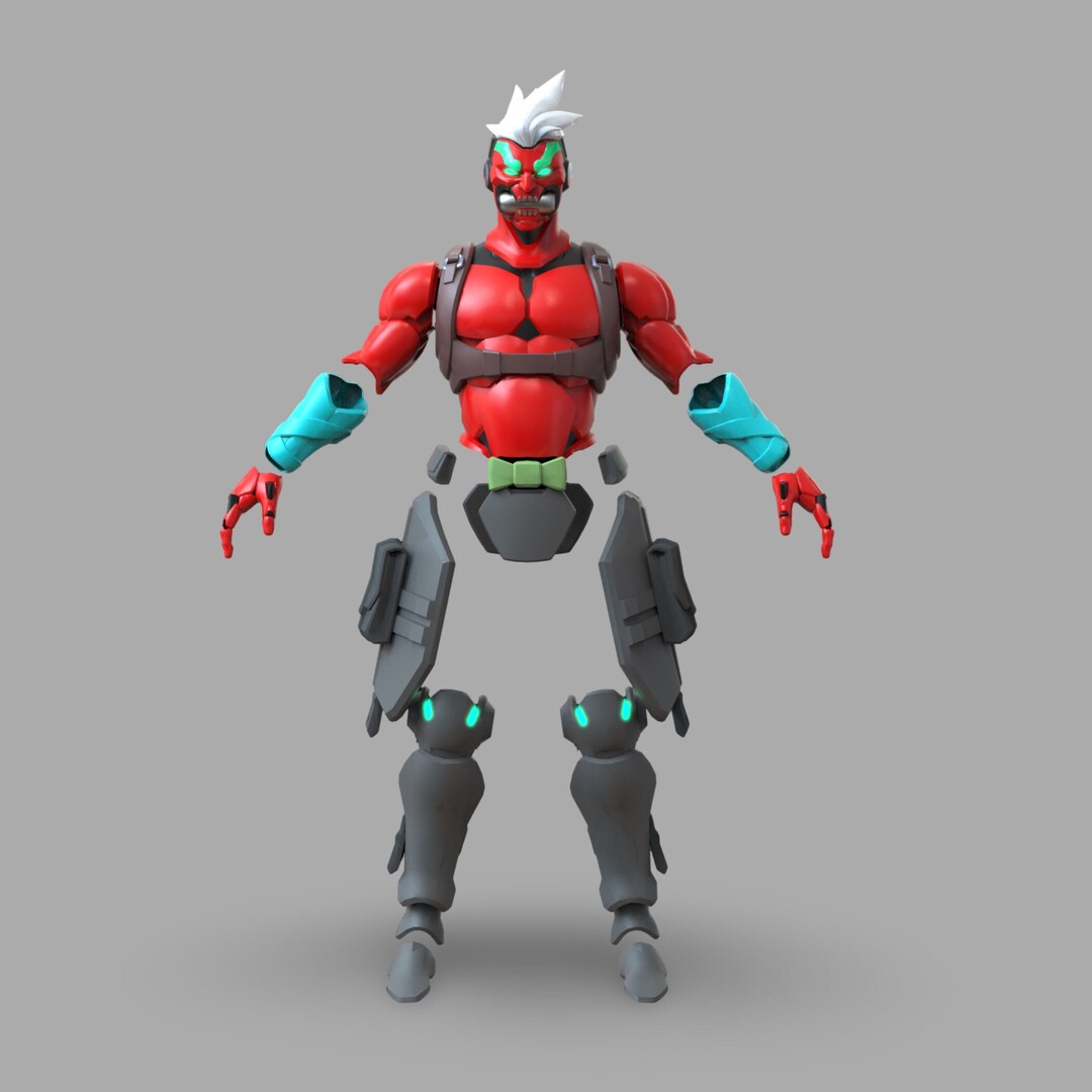 Cyberdemon Genjj Wearable Armor 3D Model STL - Etsy