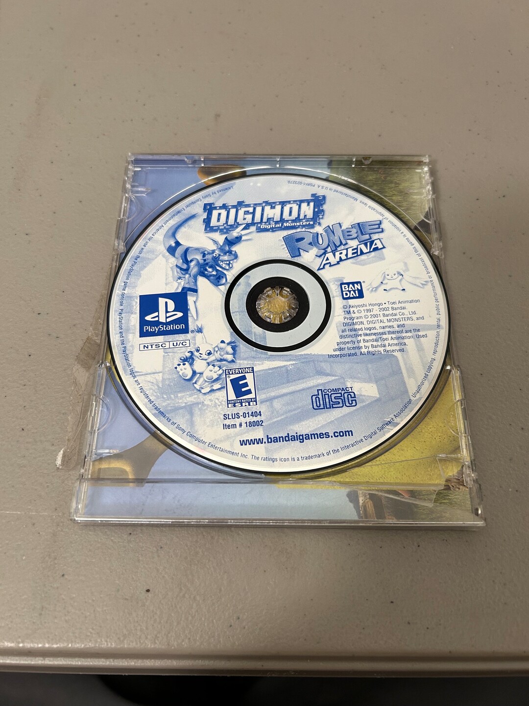 Digimon Rumble Arena PS1 Disc Only Tested & Works - Etsy