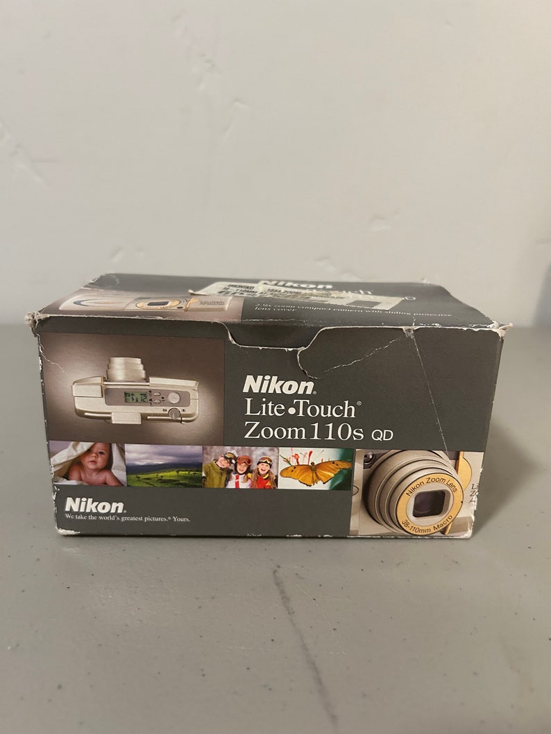 Nikon Lite Touch Zoom 110 S Quartz Date 35mm Film Camera W/ Box ...