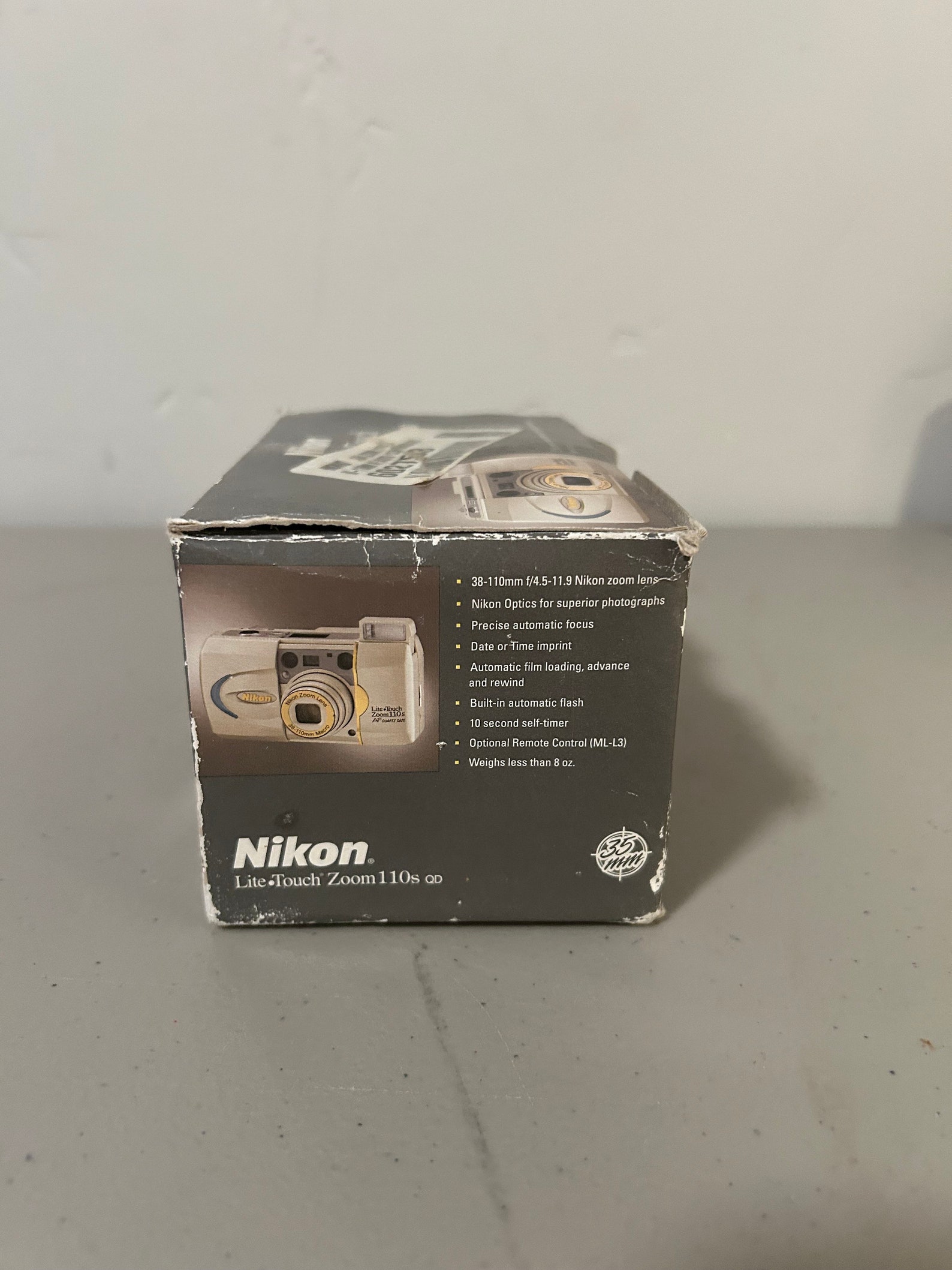Nikon Lite Touch Zoom 110 S Quartz Date 35mm Film Camera W/ Box ...
