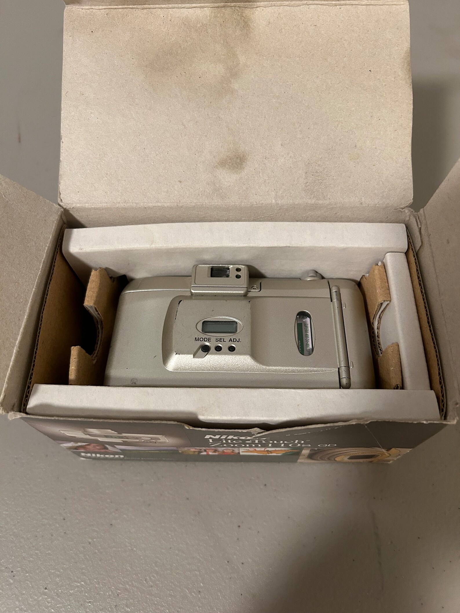 Nikon Lite Touch Zoom 110 S Quartz Date 35mm Film Camera W/ Box ...