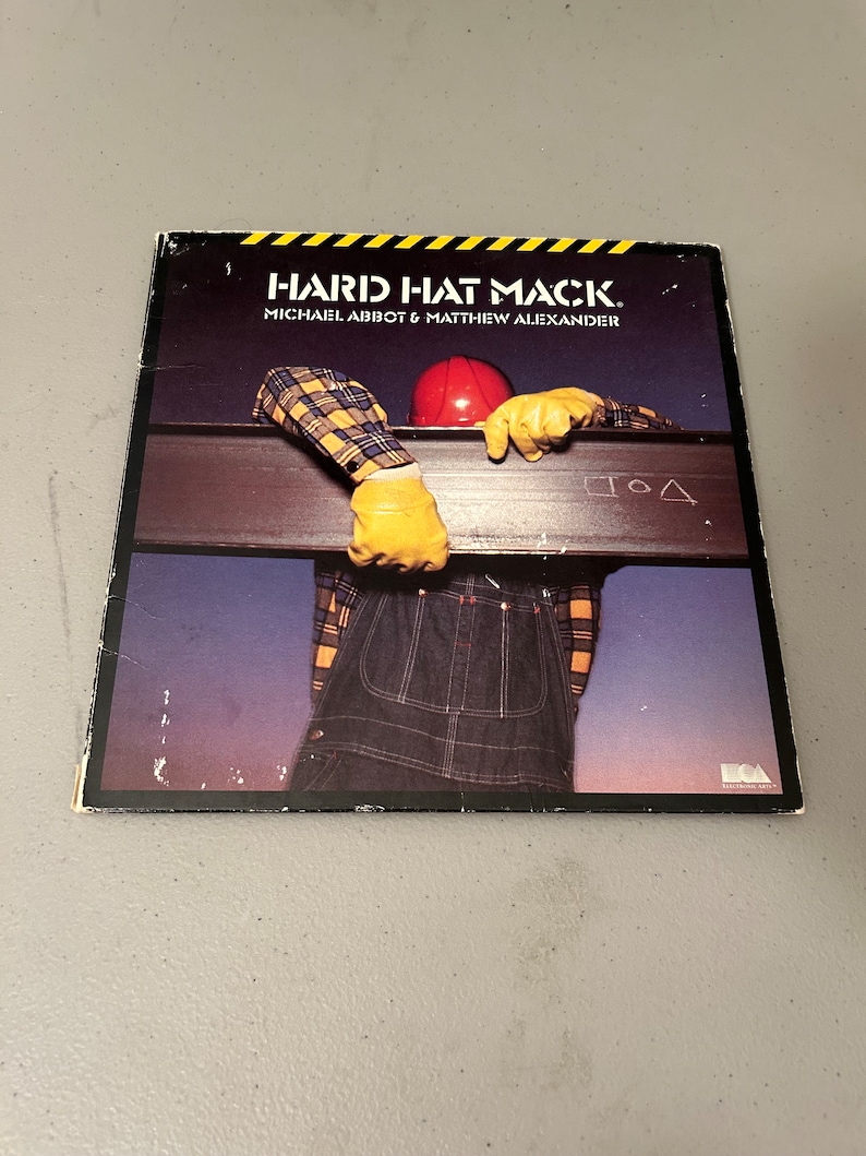 Rare Hard Hat Mack 1983 EA Commodore 64 Game Complete - Etsy