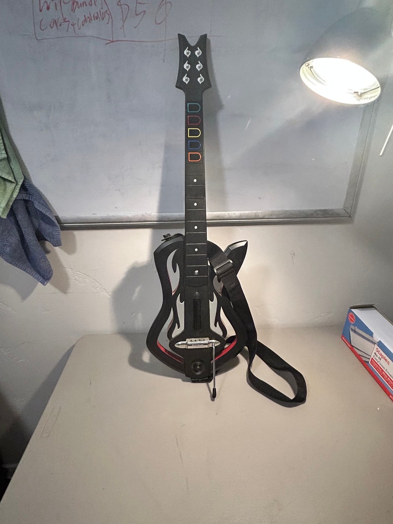 PS3 GUITAR HERO Warriors of Rock Controller W/strap - Etsy