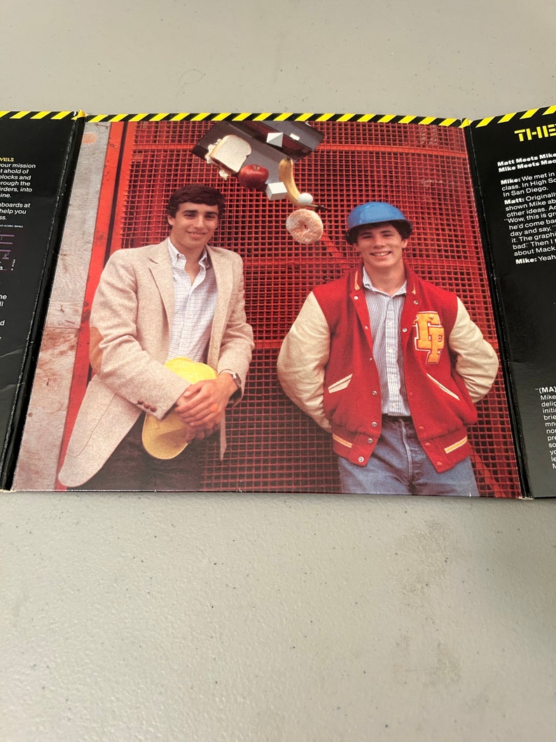 Rare Hard Hat Mack 1983 EA Commodore 64 Game Complete - Etsy