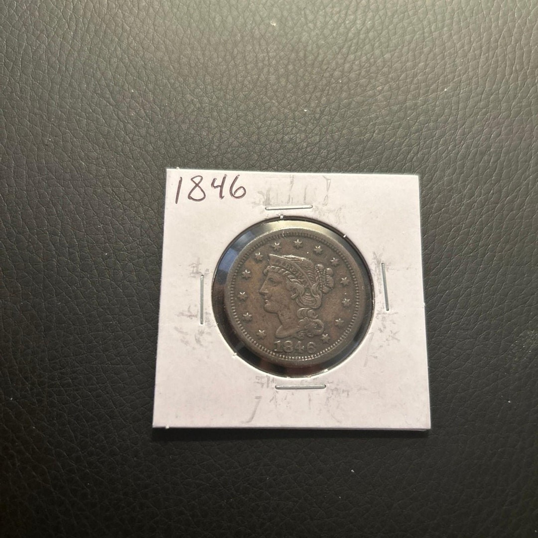1846 Large Cent XF - Etsy