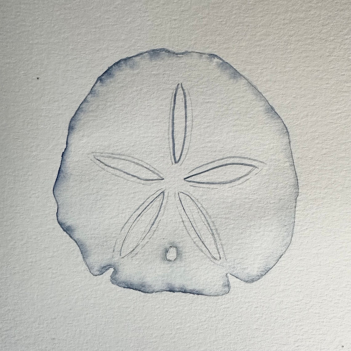 Beachy Seashell Watercolor Painting Set, Conch Shell Coastal Watercolor ...