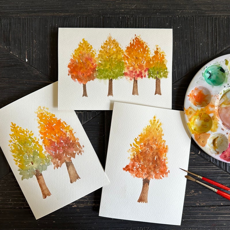 Watercolor Cards Handmade - Etsy