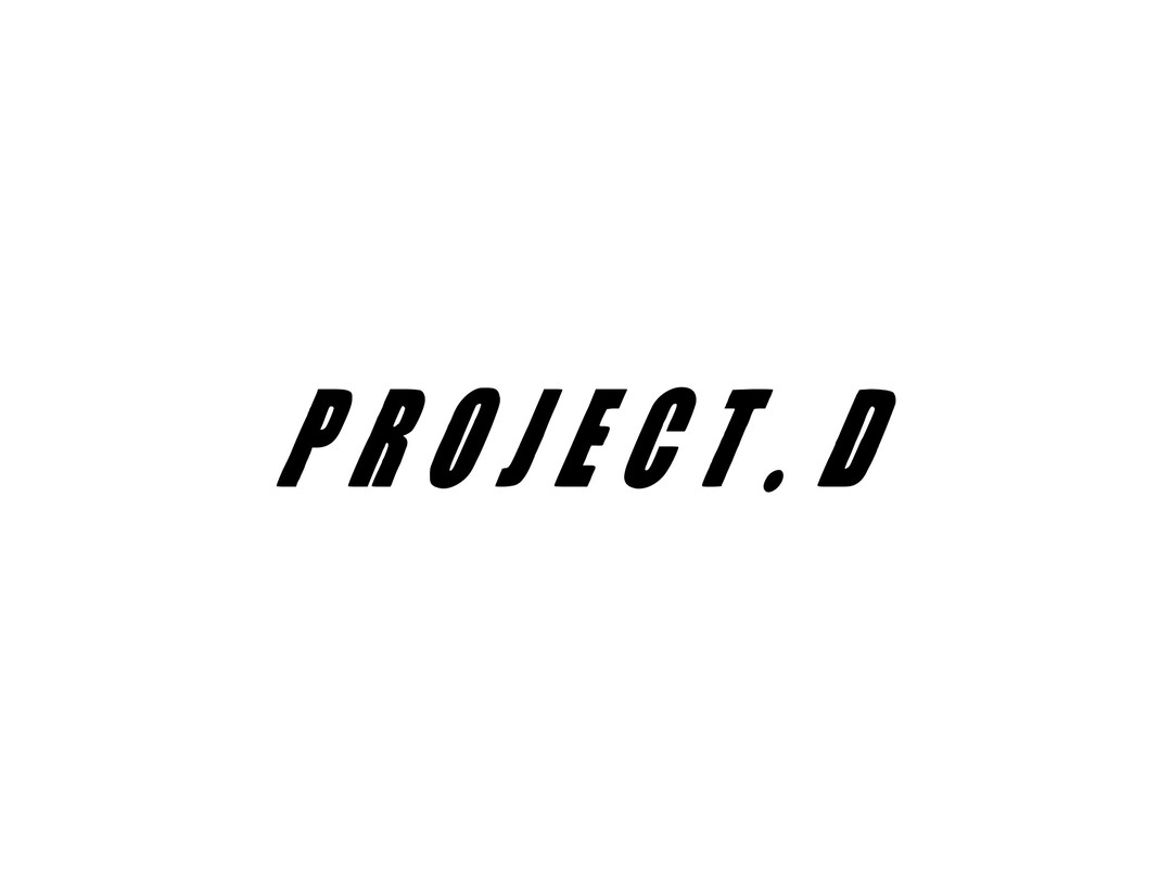Project D 1 Vinyl Decal Sticker - Etsy