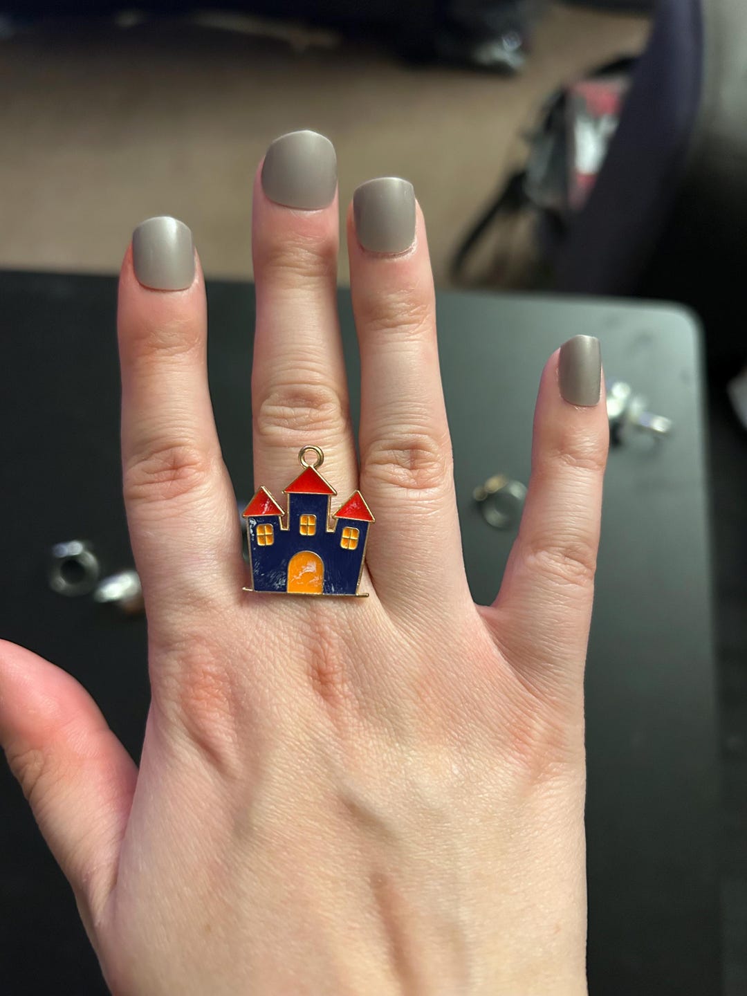 Haunted House Ring - Etsy