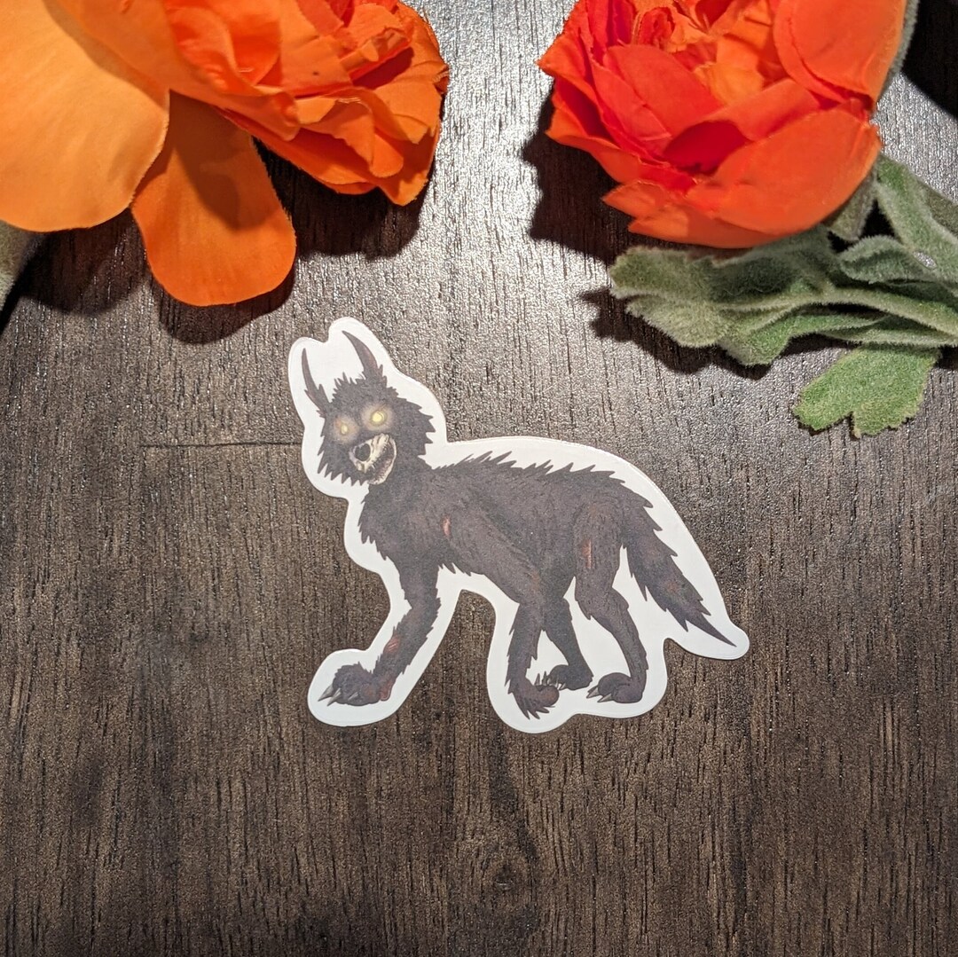 Dark Beast Sticker - Monster From "prophecy of Blood & Flames" - Etsy