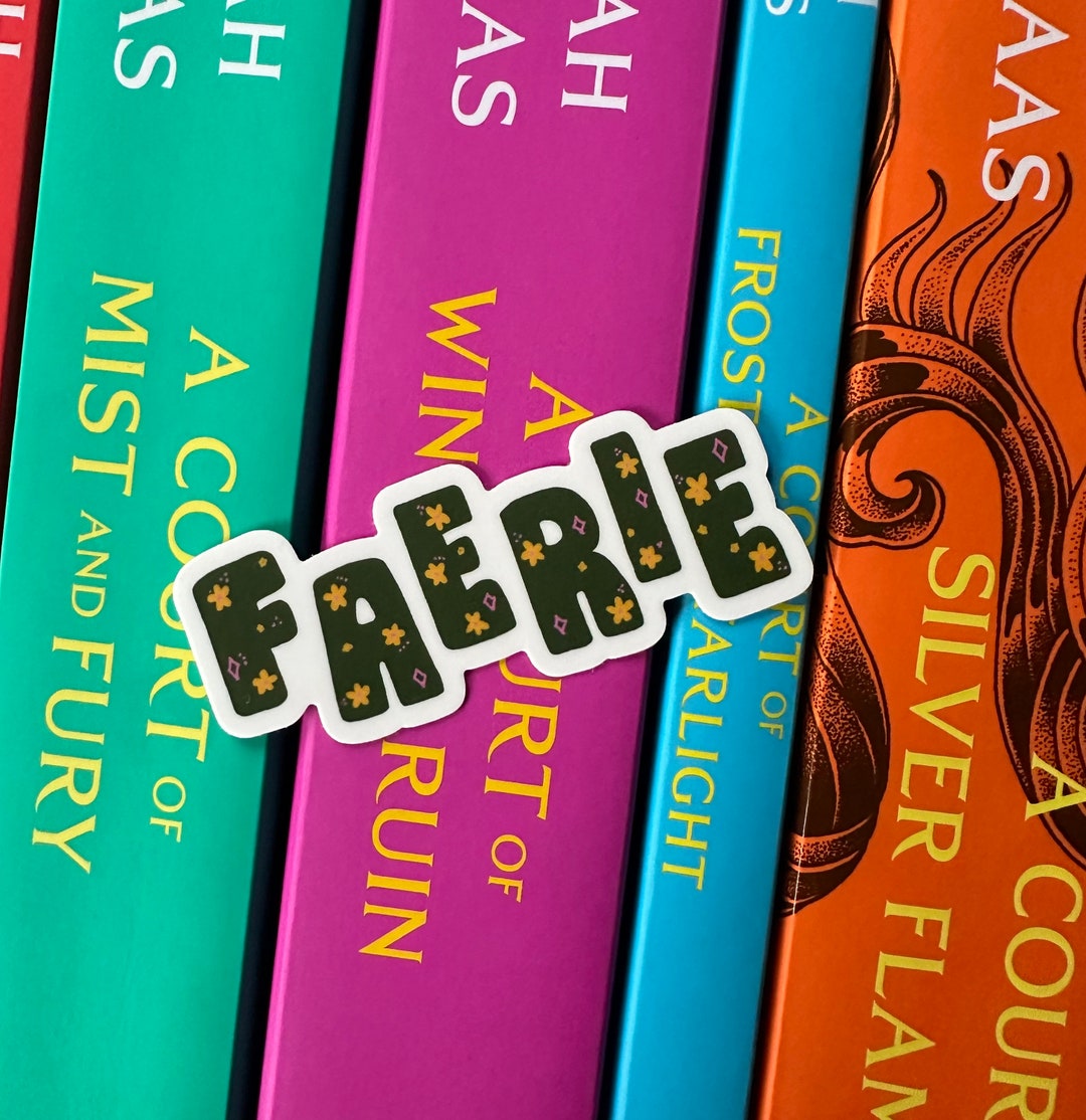 Faerie Fairy Fae ACOTAR Fantasy Sticker - Etsy