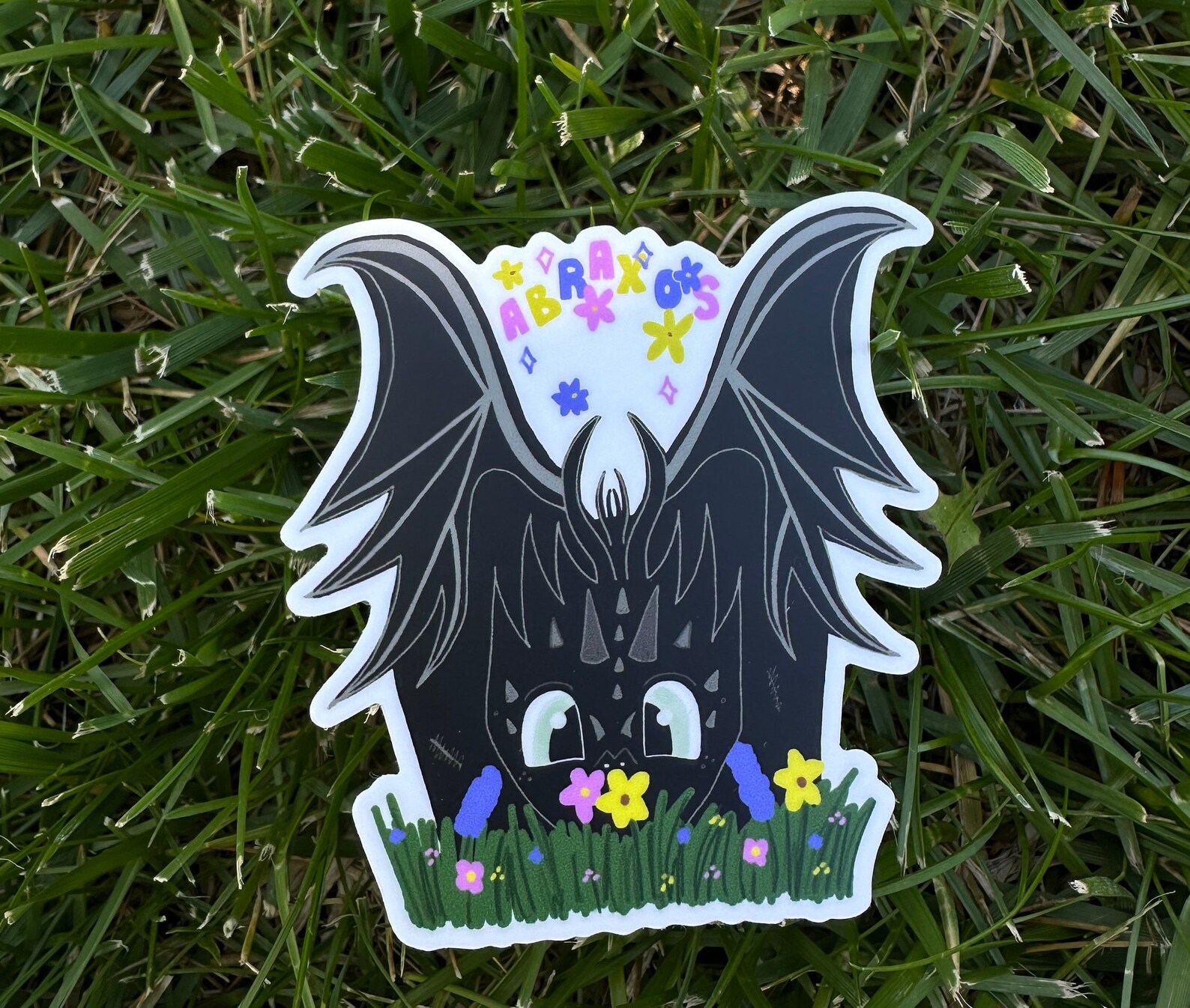 Abraxos Smelling Flowers Throne of Glass TOG ACOTAR SJM Sticker - Etsy