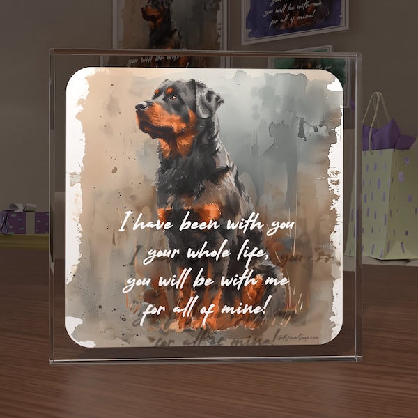 Rottweiler Memorial - Etsy