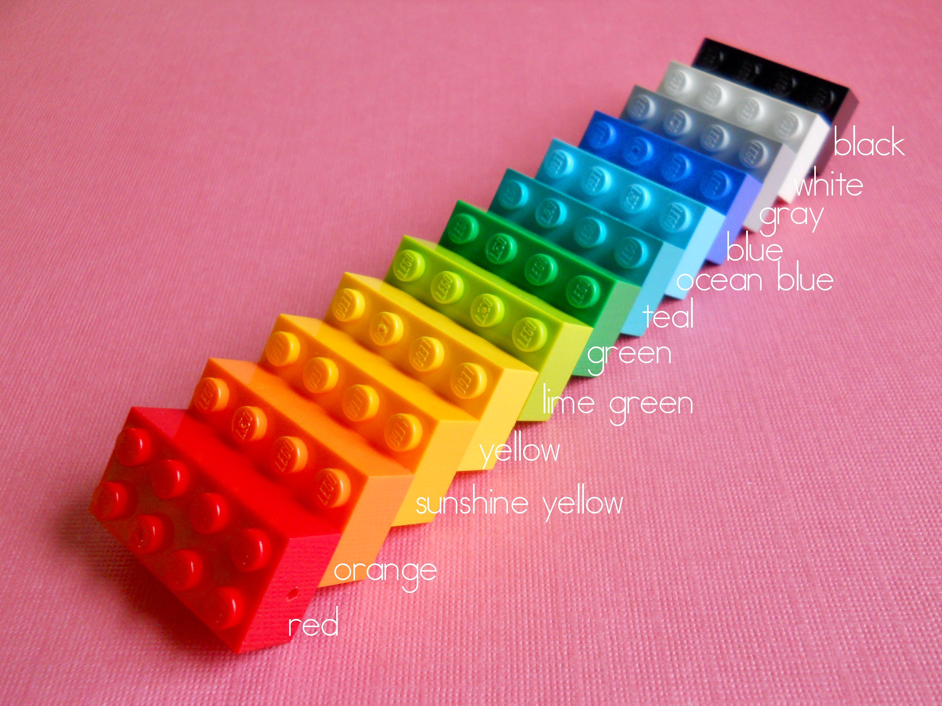 The Brick - Pendant / Necklace Made With Toy Blocks / LEGO Bricks - Red ...