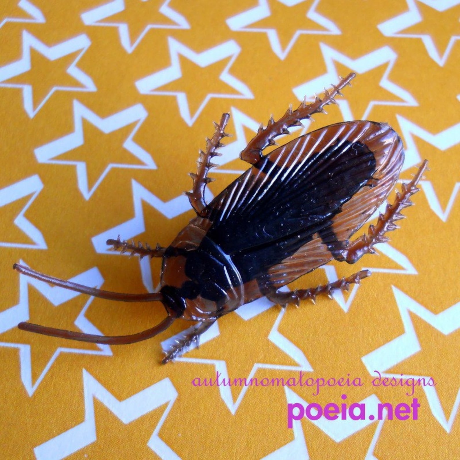 Eeep - Cockroach Pin / Tie Tack - Creepy Bug Insect - Etsy