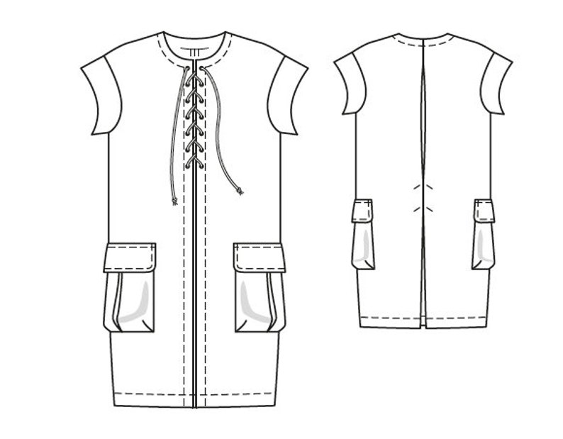 Syd Tie Top Sewing Pattern, Instant Download, Easy Digital PDF, Women's ...