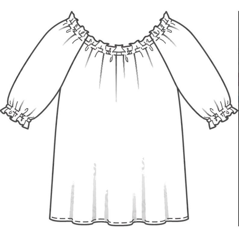 Off Shoulder Top Sewing Pattern, S-XXL, Front Tie Pattern, Women's Top ...
