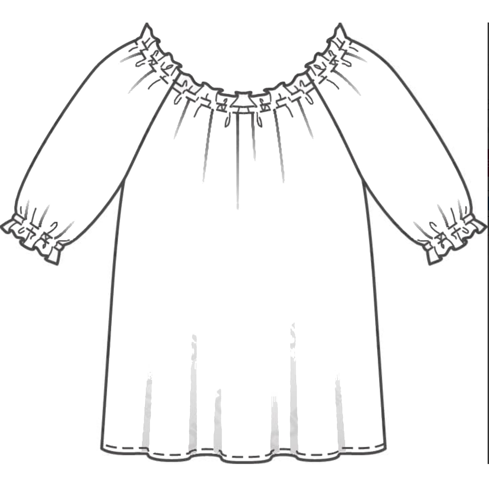 Off Shoulder Top Sewing Pattern, S-XXL, Front Tie Pattern, Women's Top ...