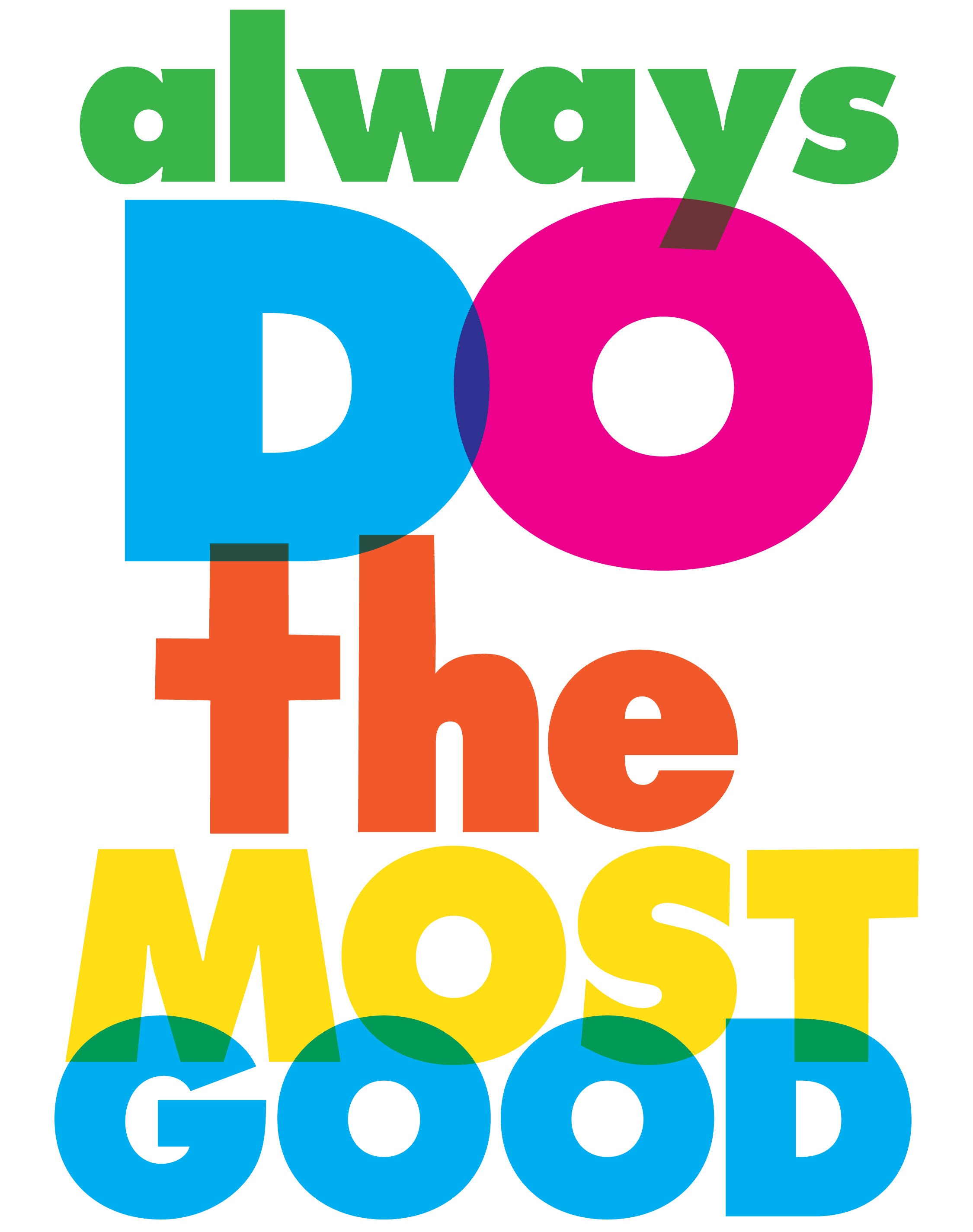 Giclee Inspirational Typography Art Print Wall Art - Always Do The Most ...