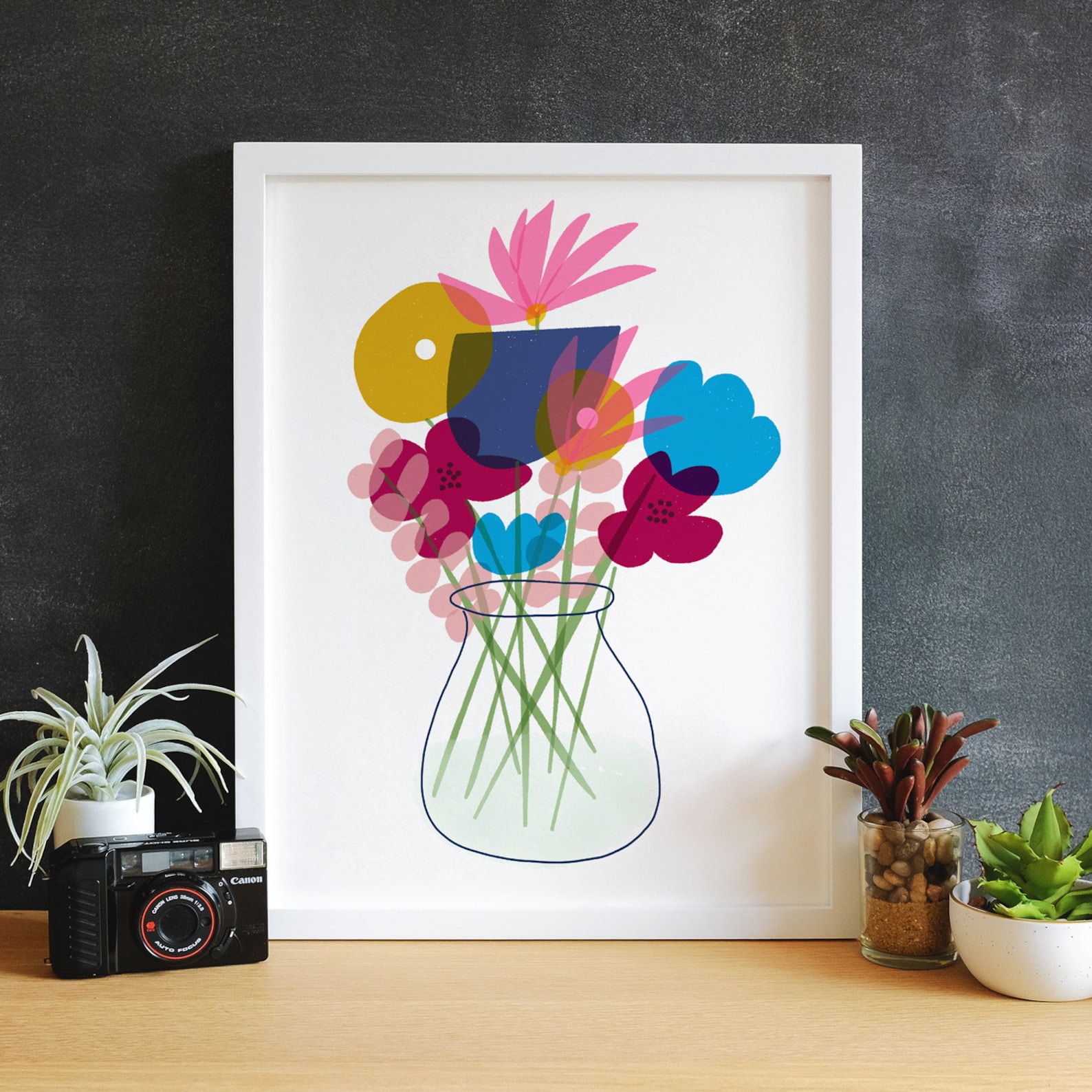 Giclee Flowers Art Print Spring Bouquet Wall Art - Petite Small Print ...