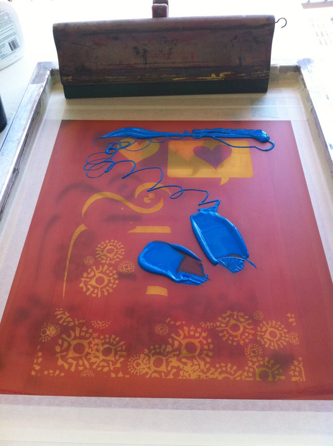 Elephants in Love - Screenprint Art Print Elephant Art Elephants Never ...