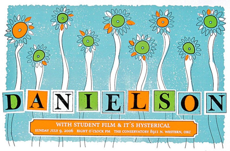 Danielson Hand Screen Printed Limited Edition Poster - Etsy