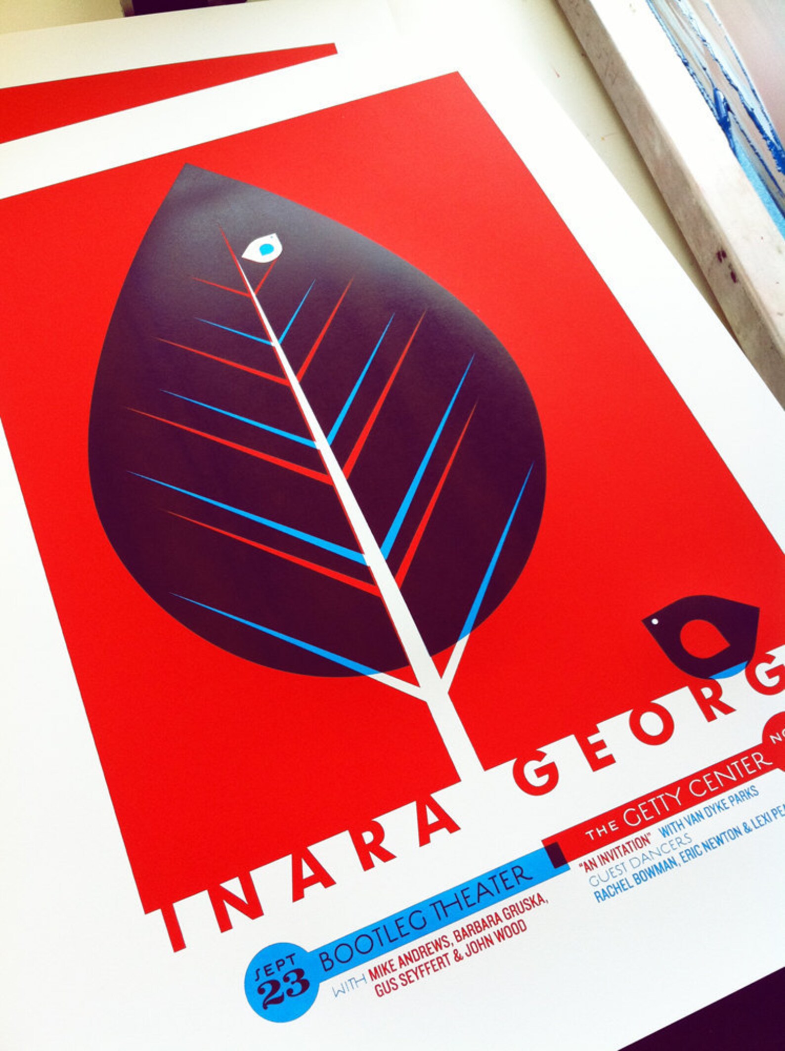 Rock Poster Inara George Hand Silkscreen Printed Limited - Etsy