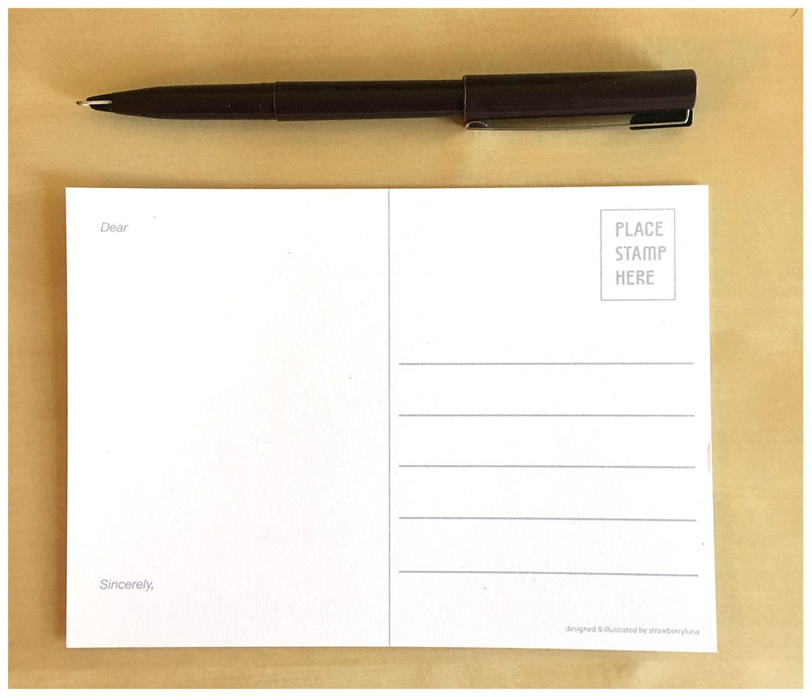 Hello Action Postcards Stationery Greeting and Political - Etsy