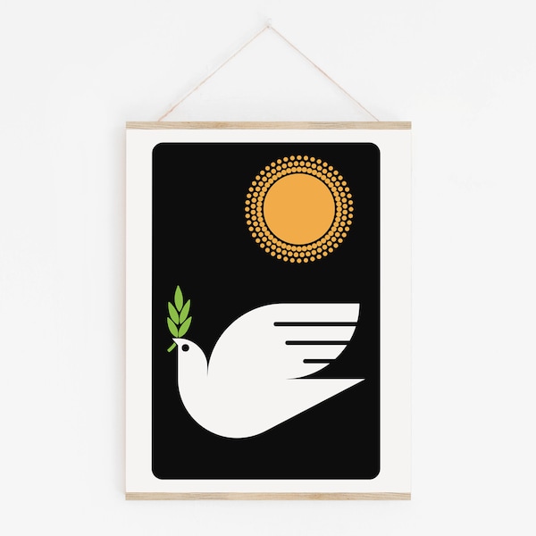 Peace Sign Poster - Etsy