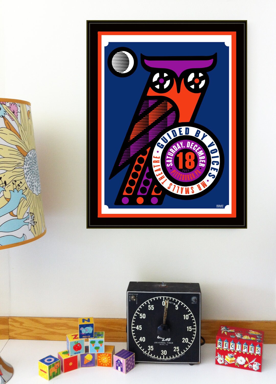 Guided by Voices Pittsburgh Rock Poster Gig Show Poster - Silkscreen ...