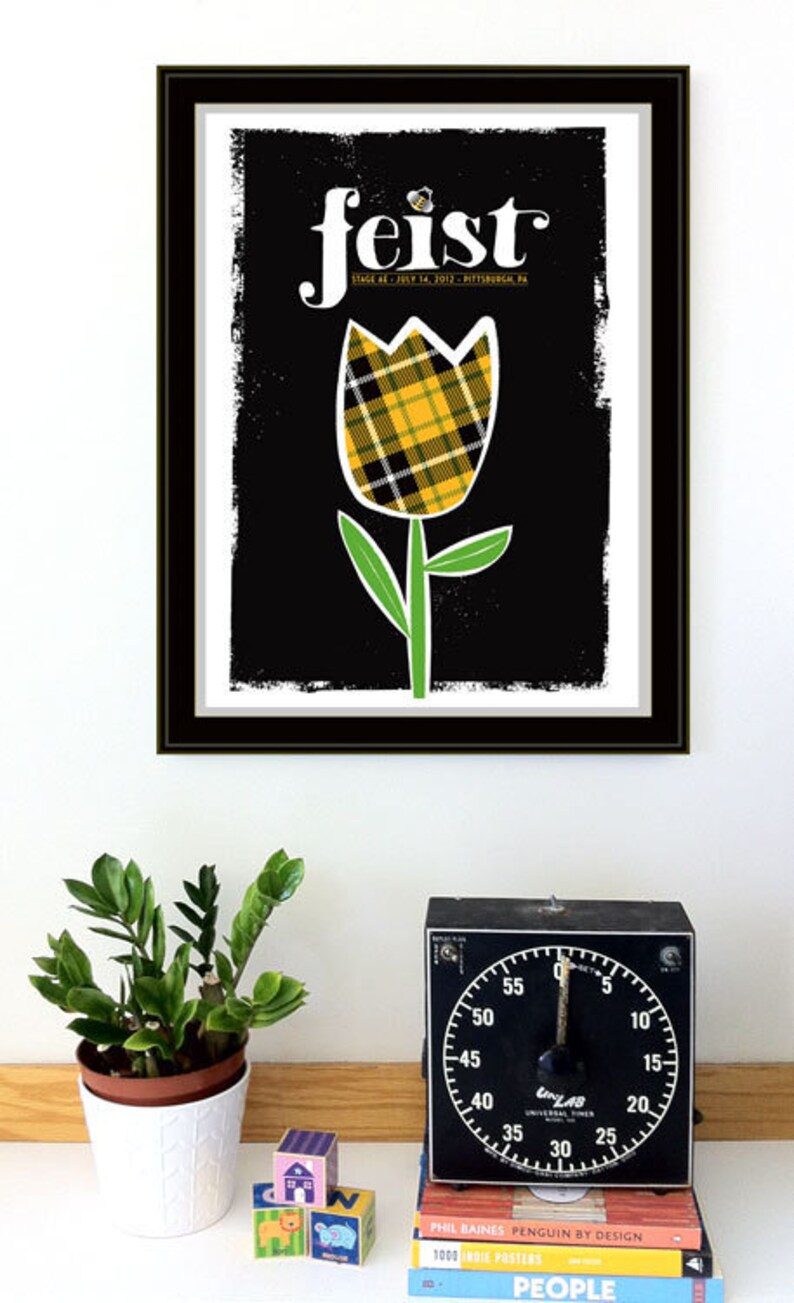 Screenprint Poster Show Poster for Feist Rock Show Poster - Etsy