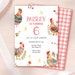 Editable Chicken Birthday Invitation, Farm Party Invite, Editable ...