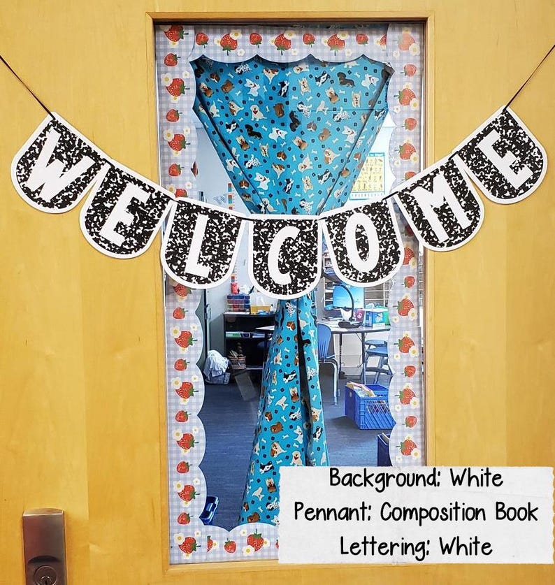 Composition Book Bulletin Board Letters - Etsy