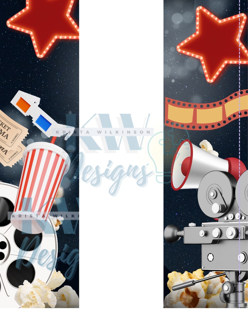 Movie Night Snack Vending Machine Box Template - Etsy
