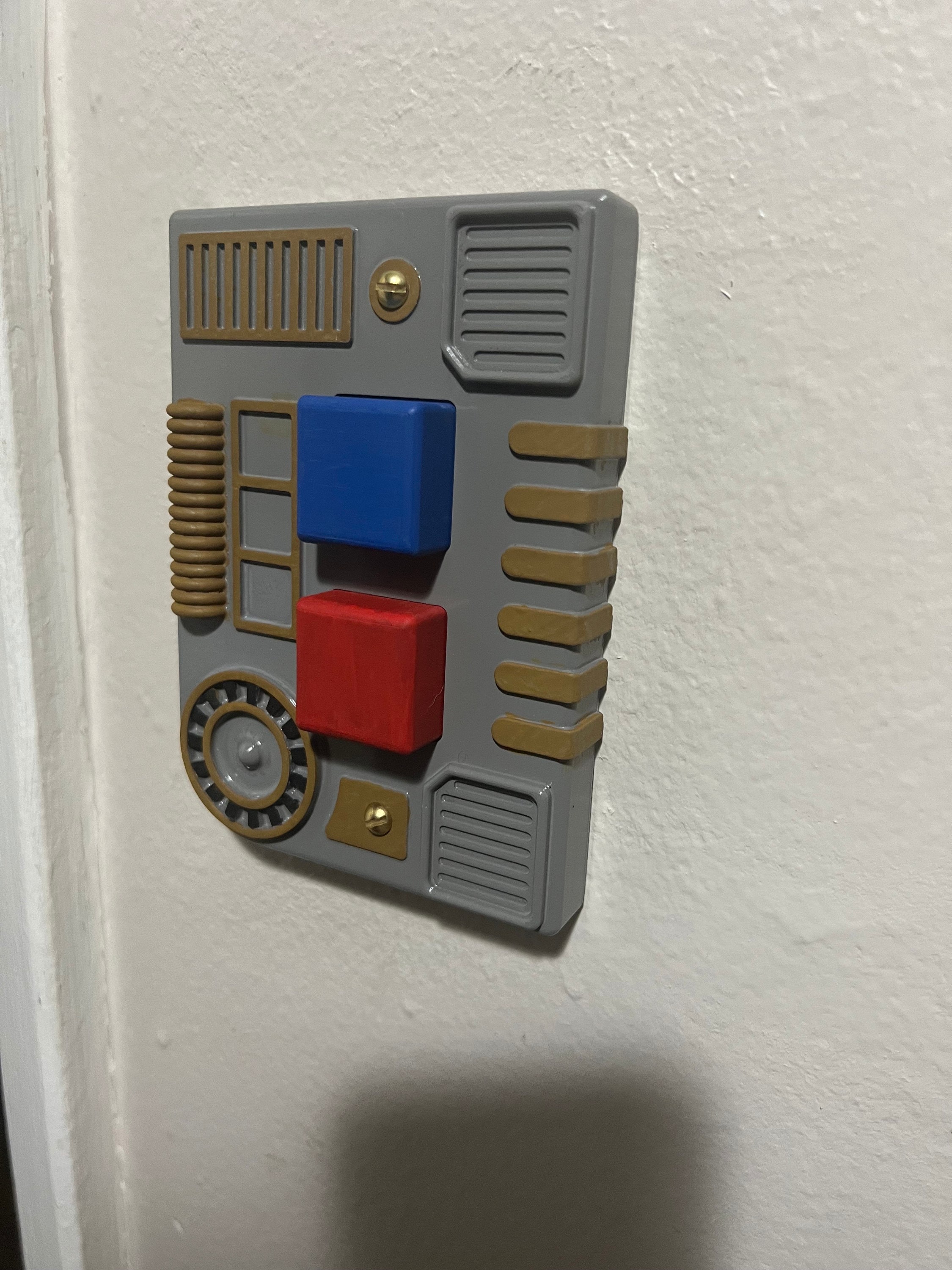 Star Wars Inspired Light Switch Cover With Functional Buttons! - Etsy